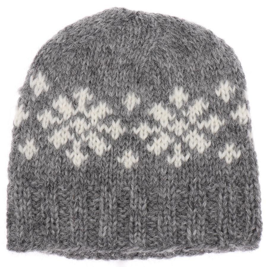 Icelandic wool knitwear accessories: woolen hats, headbands and beanies