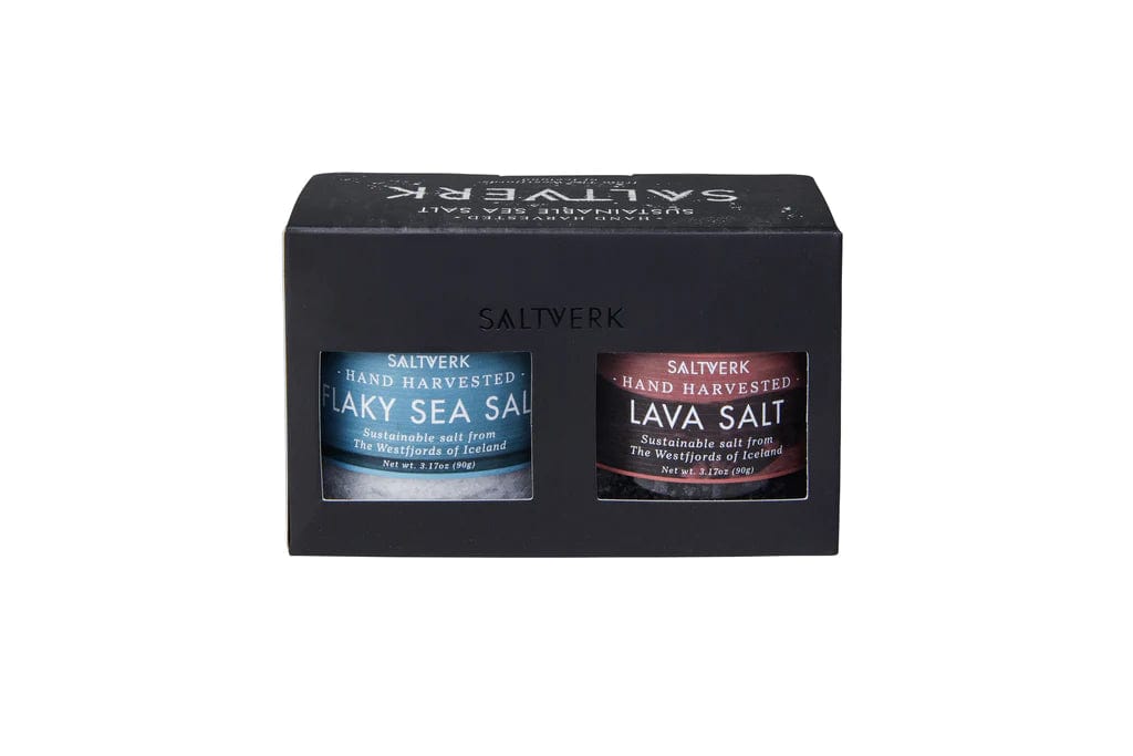 Icelandic Black Lava Sea Salt and Pure Salt flakes gift box. Buy online ...