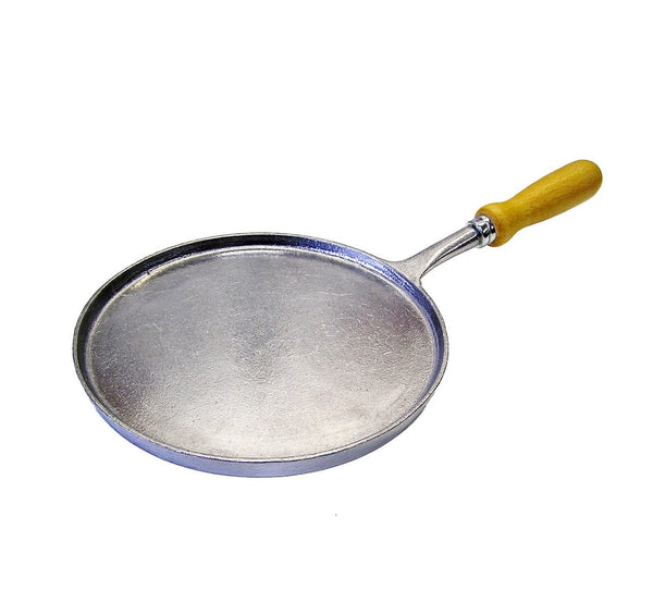 Traditional Icelandic Pancake Pan with Wooden Handle Pönnuköku pan
