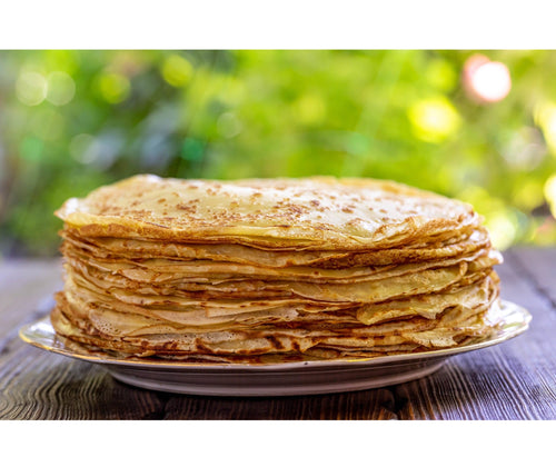 Traditional Icelandic Pancake Pan with Wooden Handle Pönnuköku pan