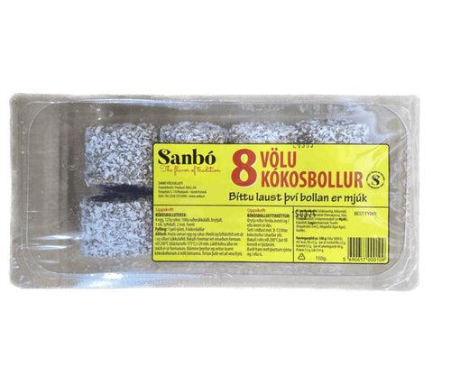 Sambó Icelandic Chocolate & Licorice Candy sweets - Best Þristur, Kókosbollur