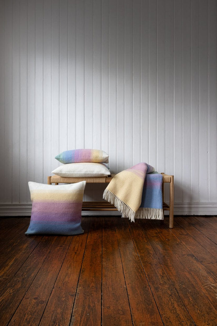 Winter Sky Icelandic Wool Blanket by Védís Jónsdóttir - Free Shipping