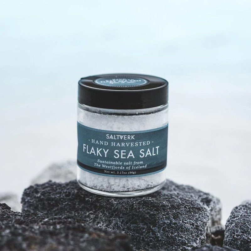 Saltverk Flaky sea salt from Iceland. Sustainable Icelandic salt