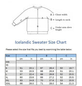 Heimdallur Icelandic Sweater - Beige | Authentic Hand-knitted Woolen ...