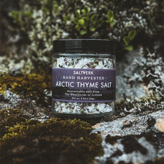 Saltverk Flaky arctic thyme sea salt from Iceland. Sustainable ...